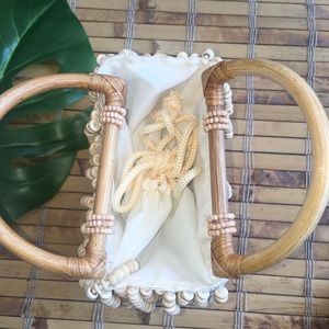 Bags | Handmade Natural Bamboo Little Summer Bag | Poshmark